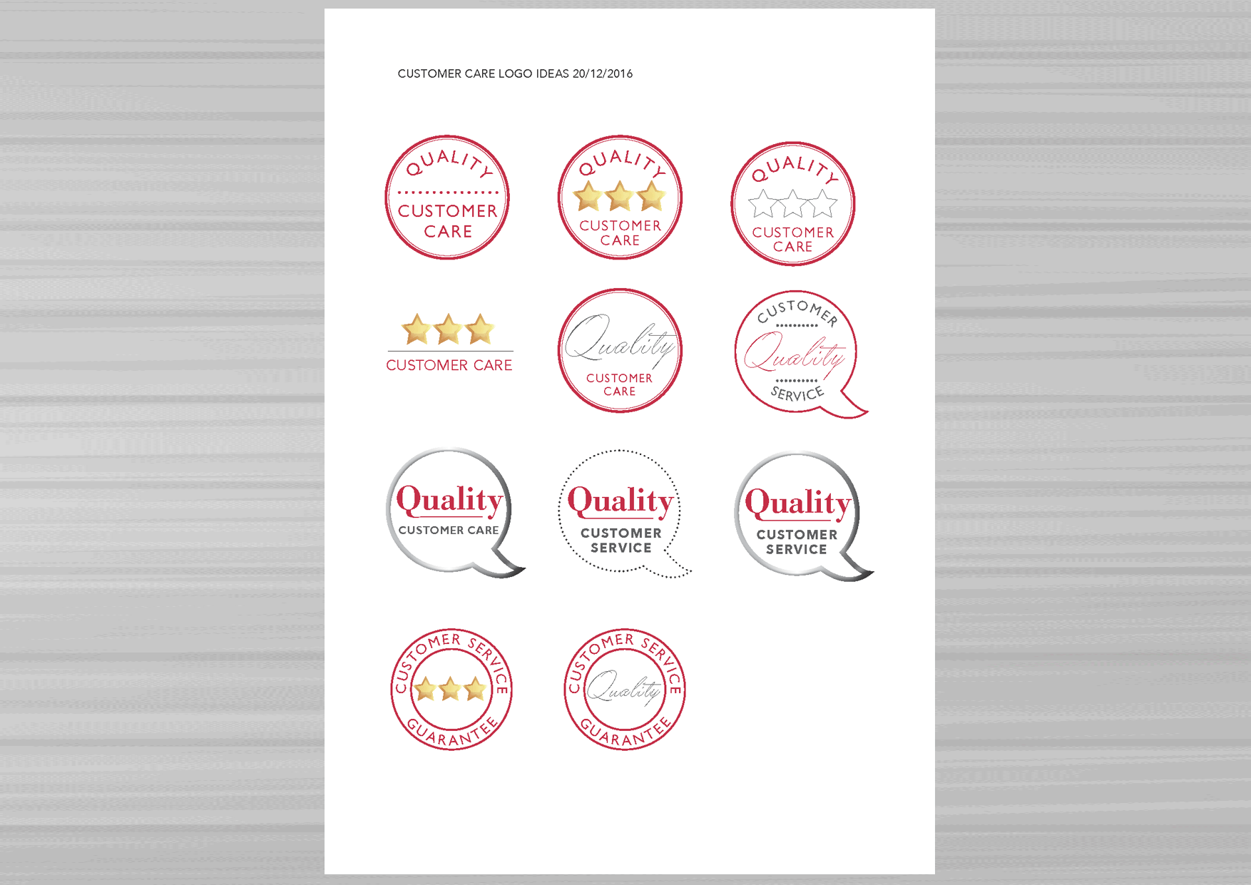 Customer Care logo design – LH Creative